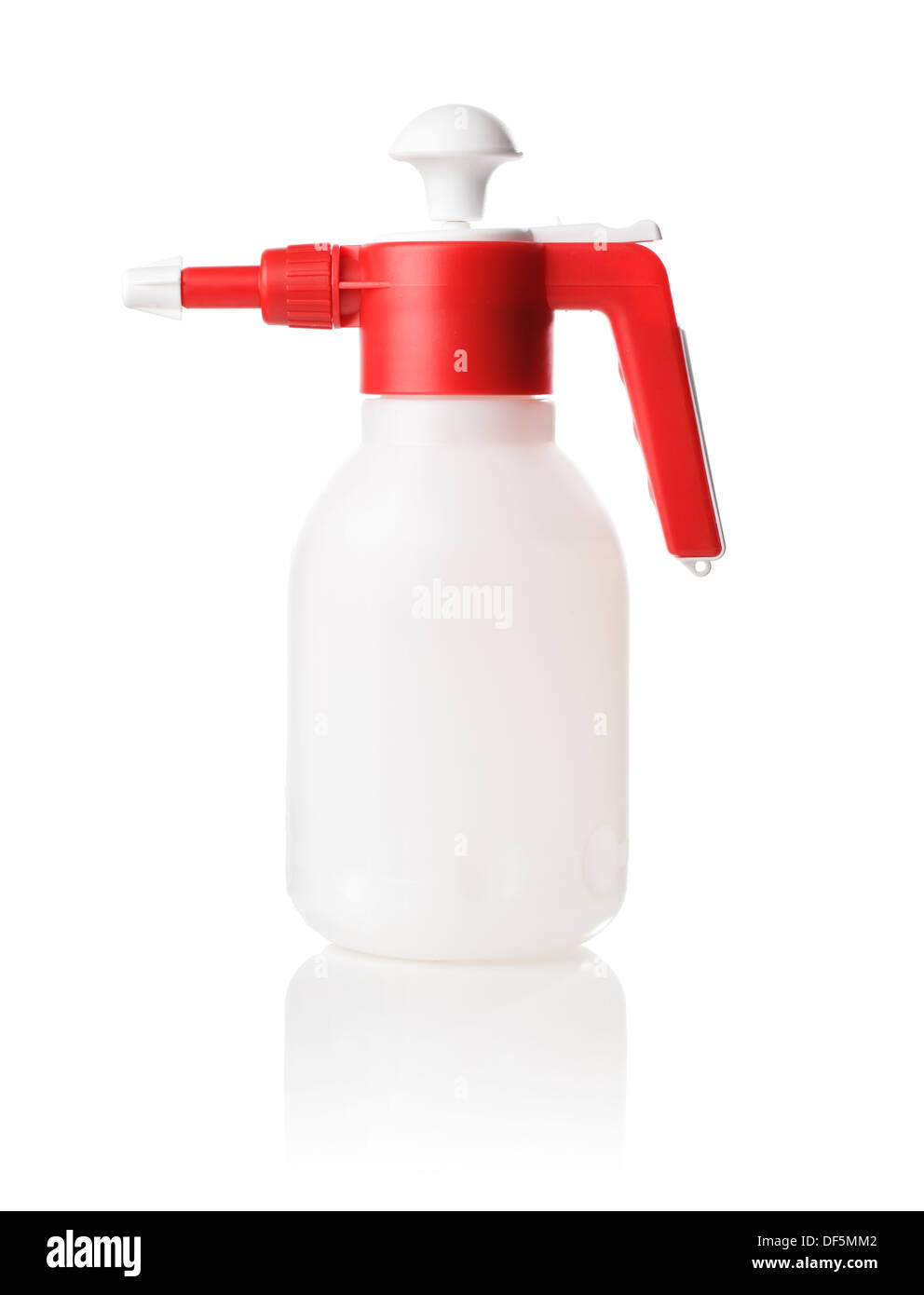 Woman Using Spray Bottle