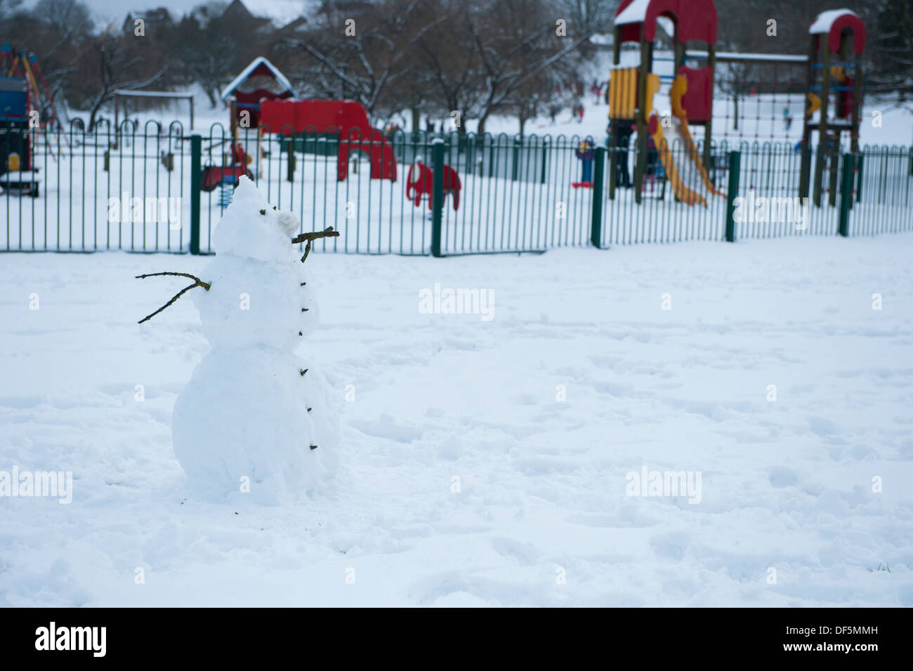 Bright colourful adventure playground equipment hi-res stock ...