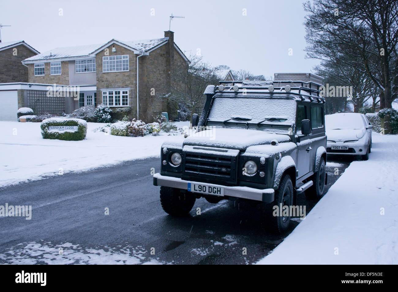 Modern land rover defender headlights hi-res stock photography and ...