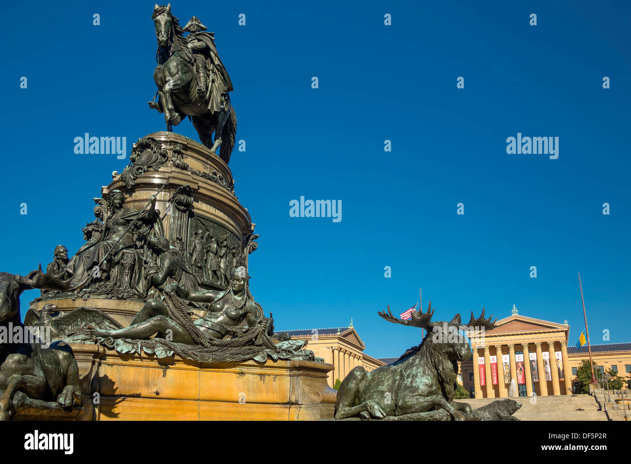 Statue george washington philadelphia hi-res stock photography and ...