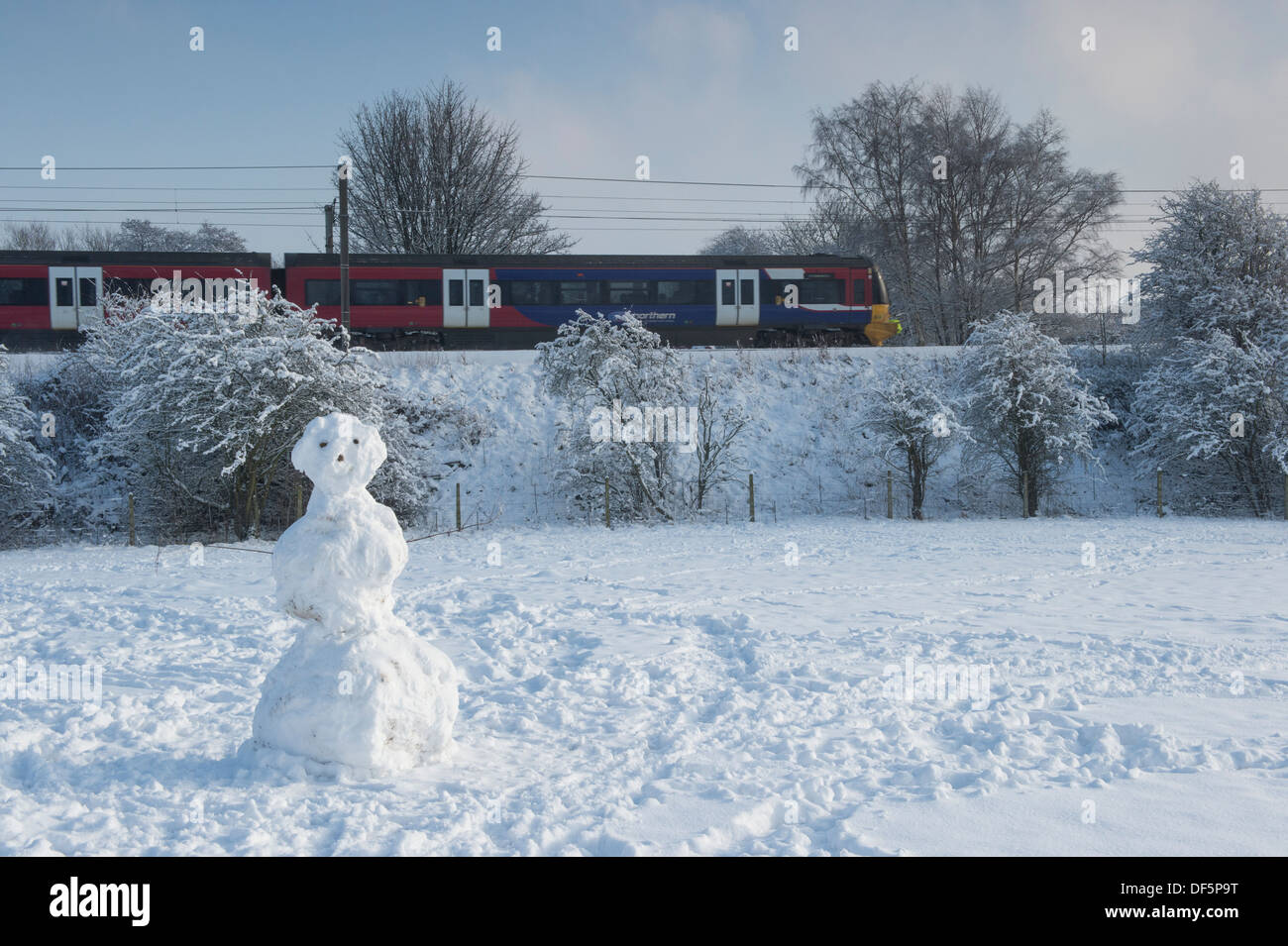 Snowfall on railway High Resolution Stock Photography and Images - Alamy