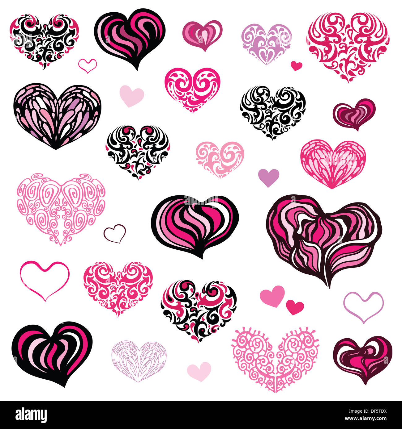 Love. Heart illustration isolated Stock Photo - Alamy
