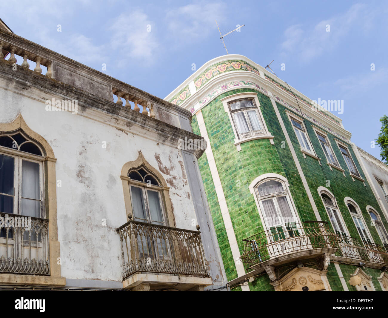 Classic architecture in Lagos, Portugal Stock Photo - Alamy