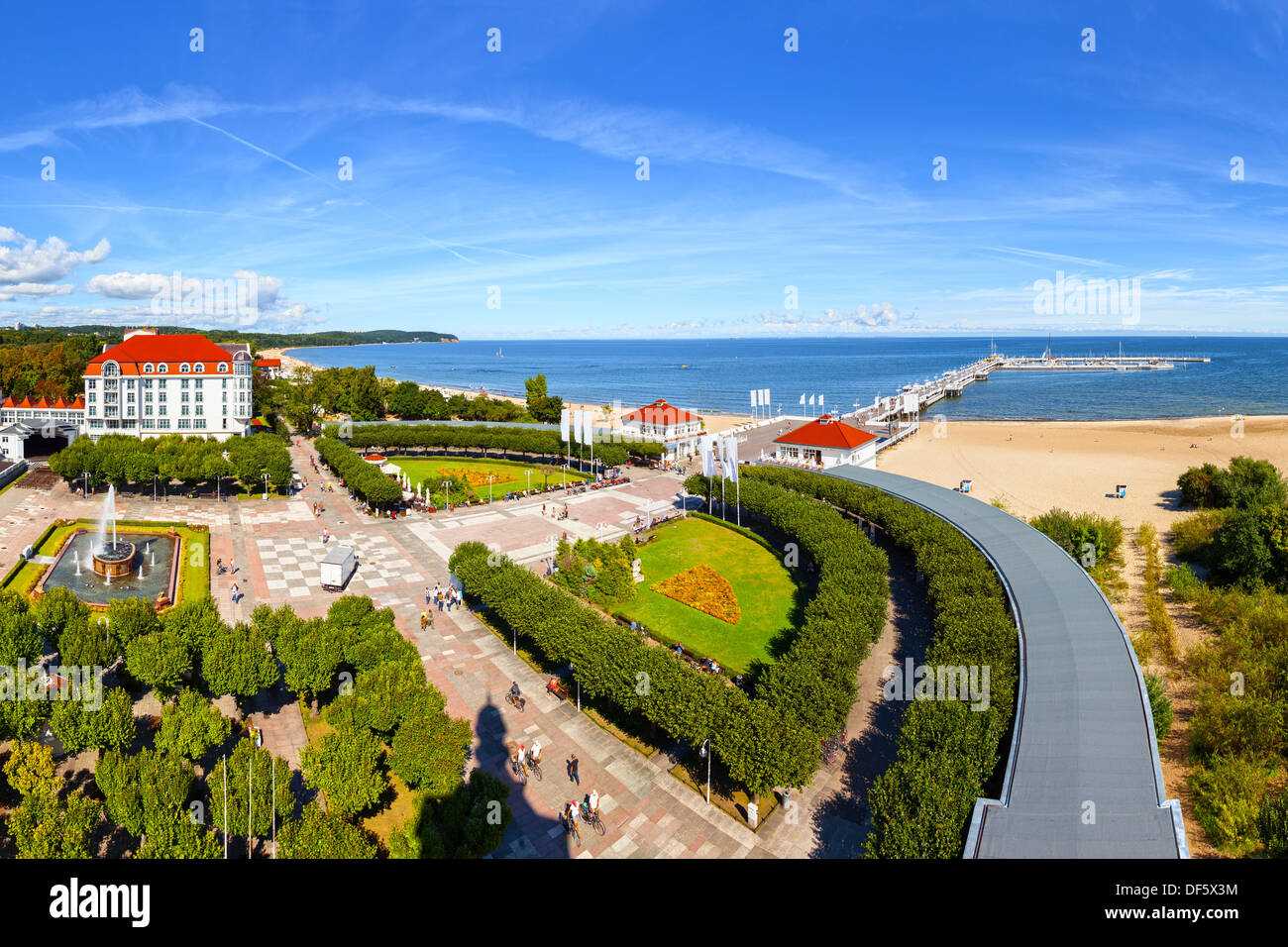 Panorama sopot from lighthouse hi-res stock photography and images - Alamy