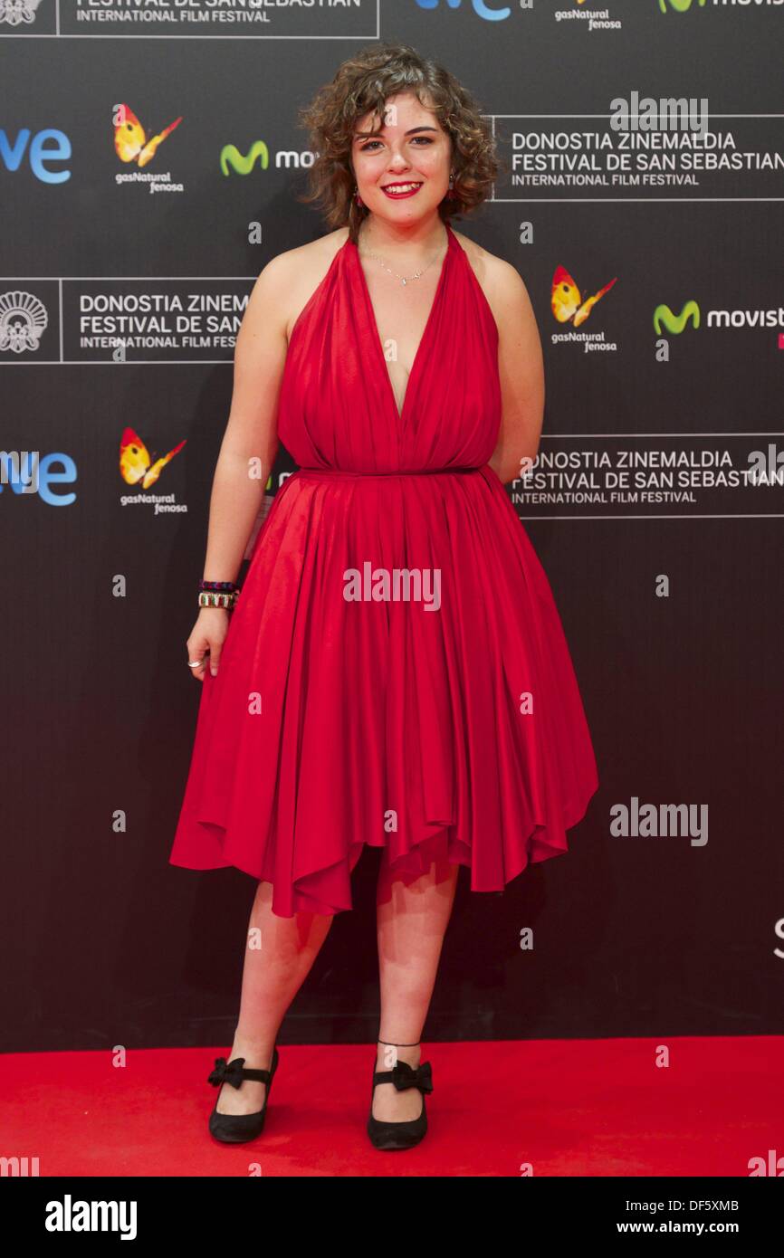 San Sebastian, Spain. 28th Sep, 2013. Mexican Actress Maria Renee ...