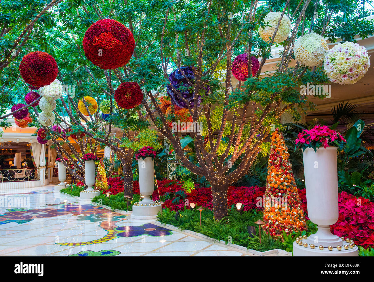 The the interior of Wynn Hotel and casino in Las Vegas Stock Photo - Alamy