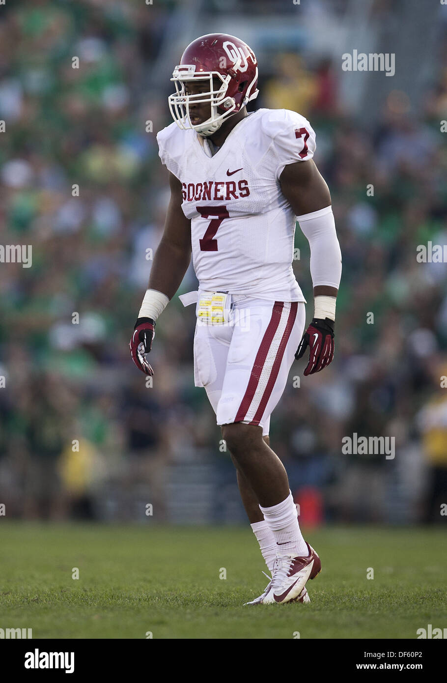 South Bend, Indiana, USA. 28th Sep, 2013. September 28, 2013: Oklahoma ...