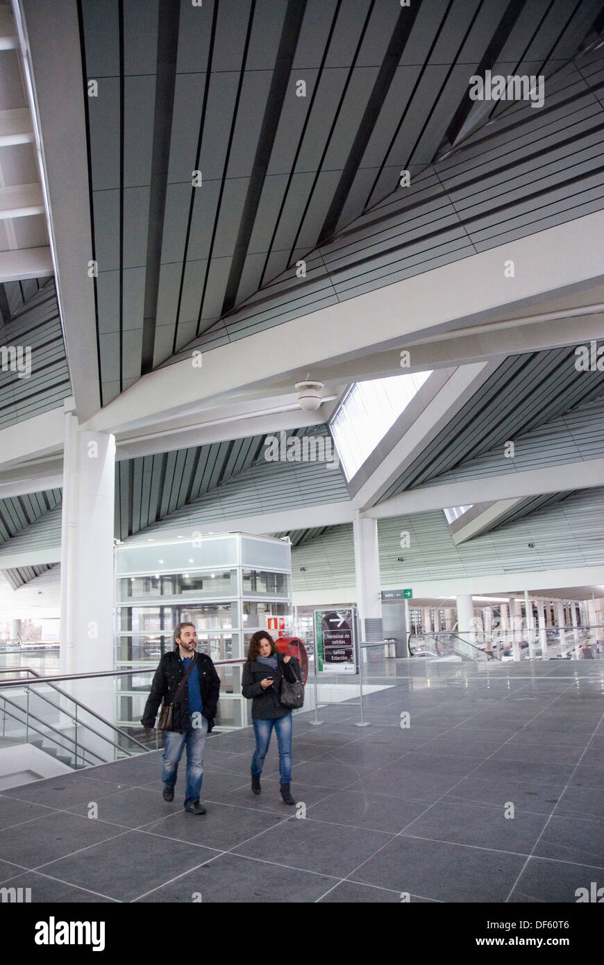 Spanish high speed train AVE. Atocha Station. Madrid. Spain Stock Photo ...