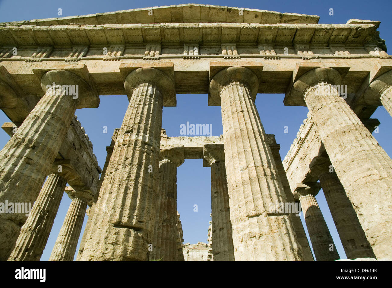 Temple of Neptune. Paestum. Italy Stock Photo - Alamy