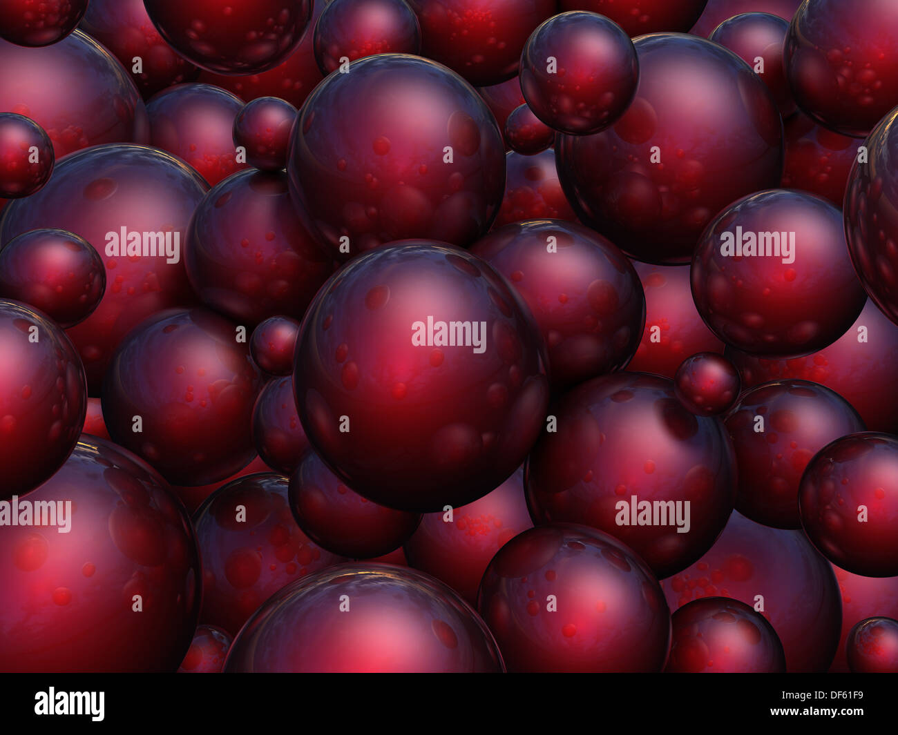 Abstract balls background Stock Photo - Alamy