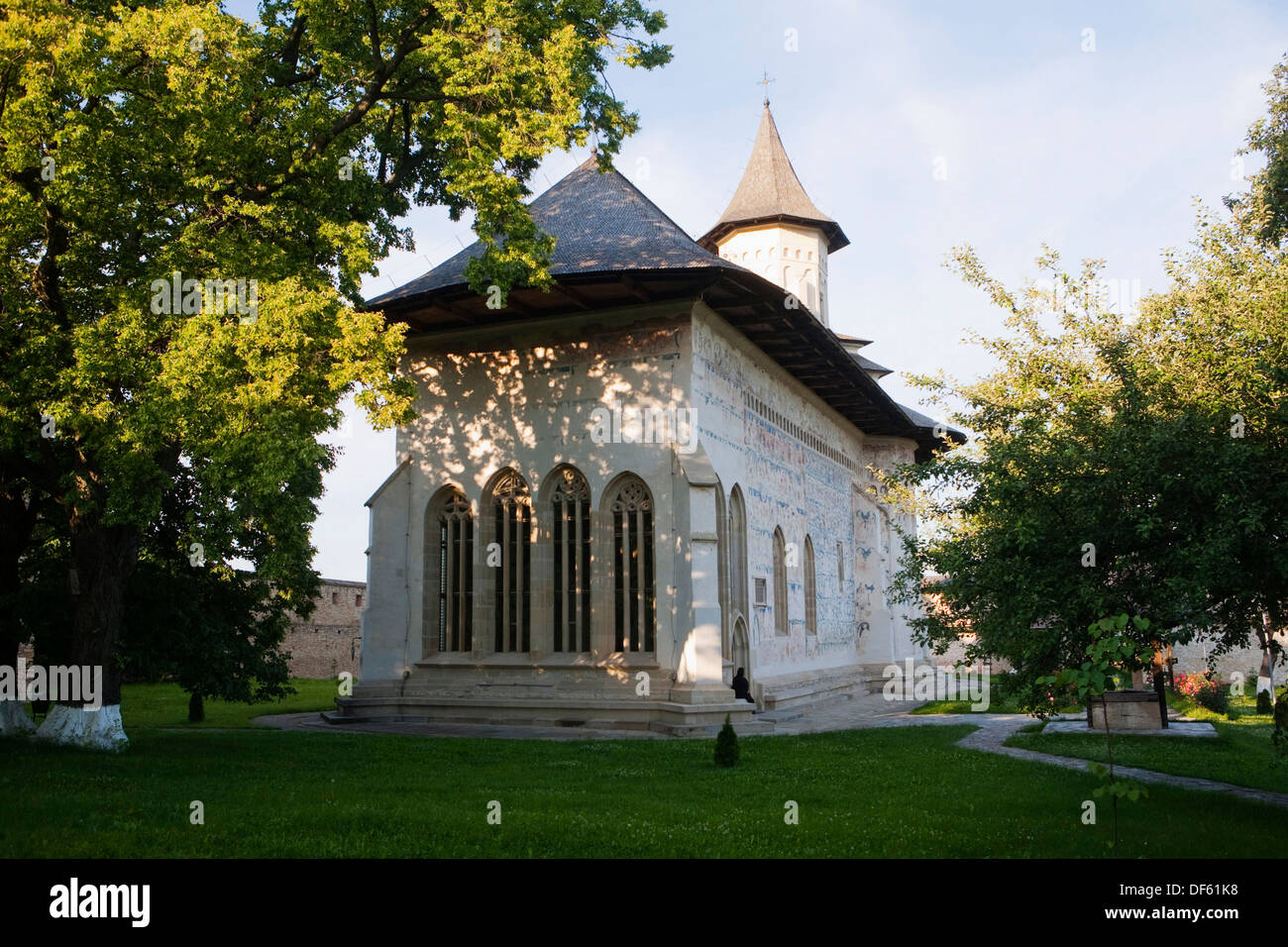 Unesco World Heritage Probota monastery Bucovina Romania Stock Photo ...