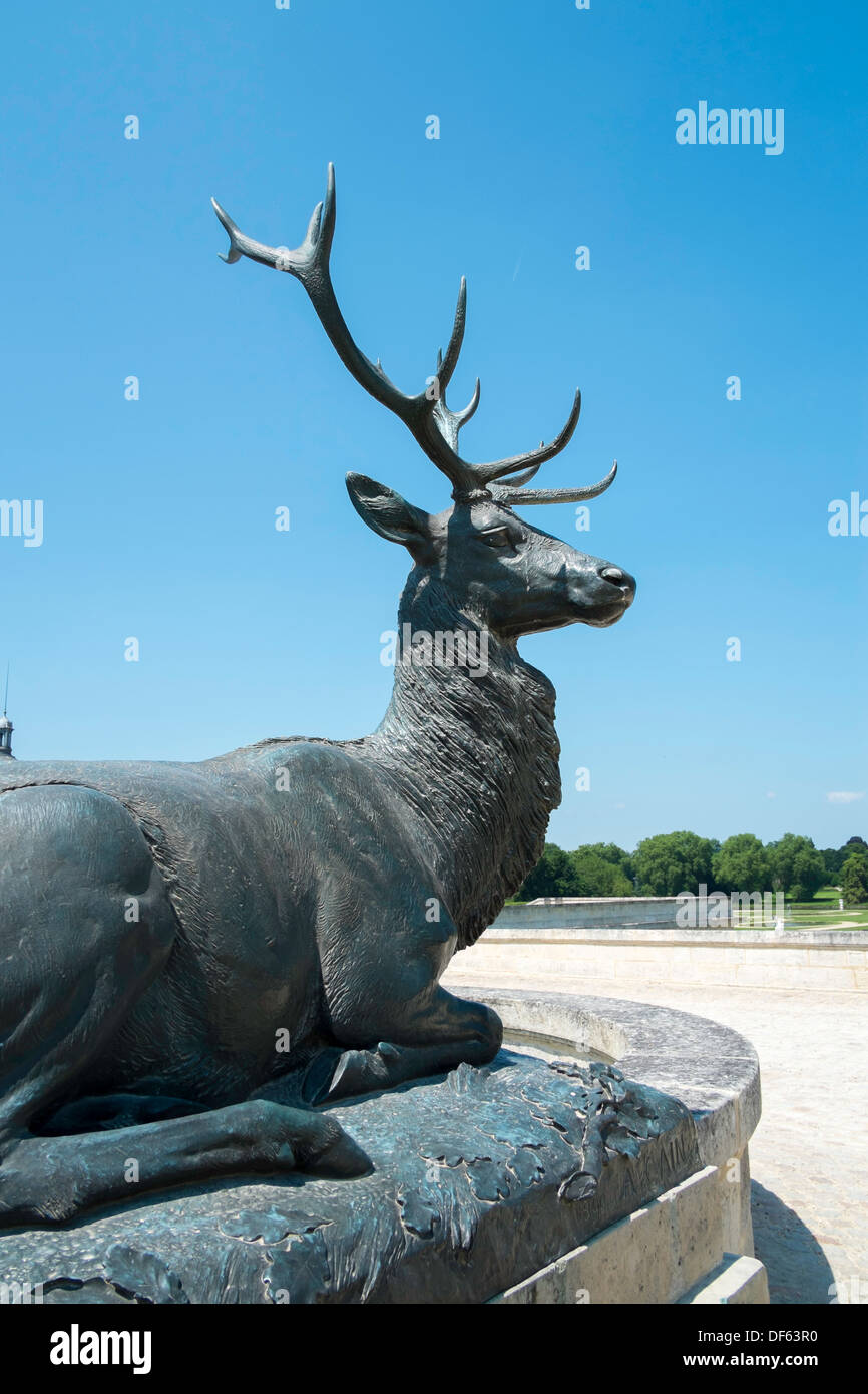 Skyfall Deer Statue