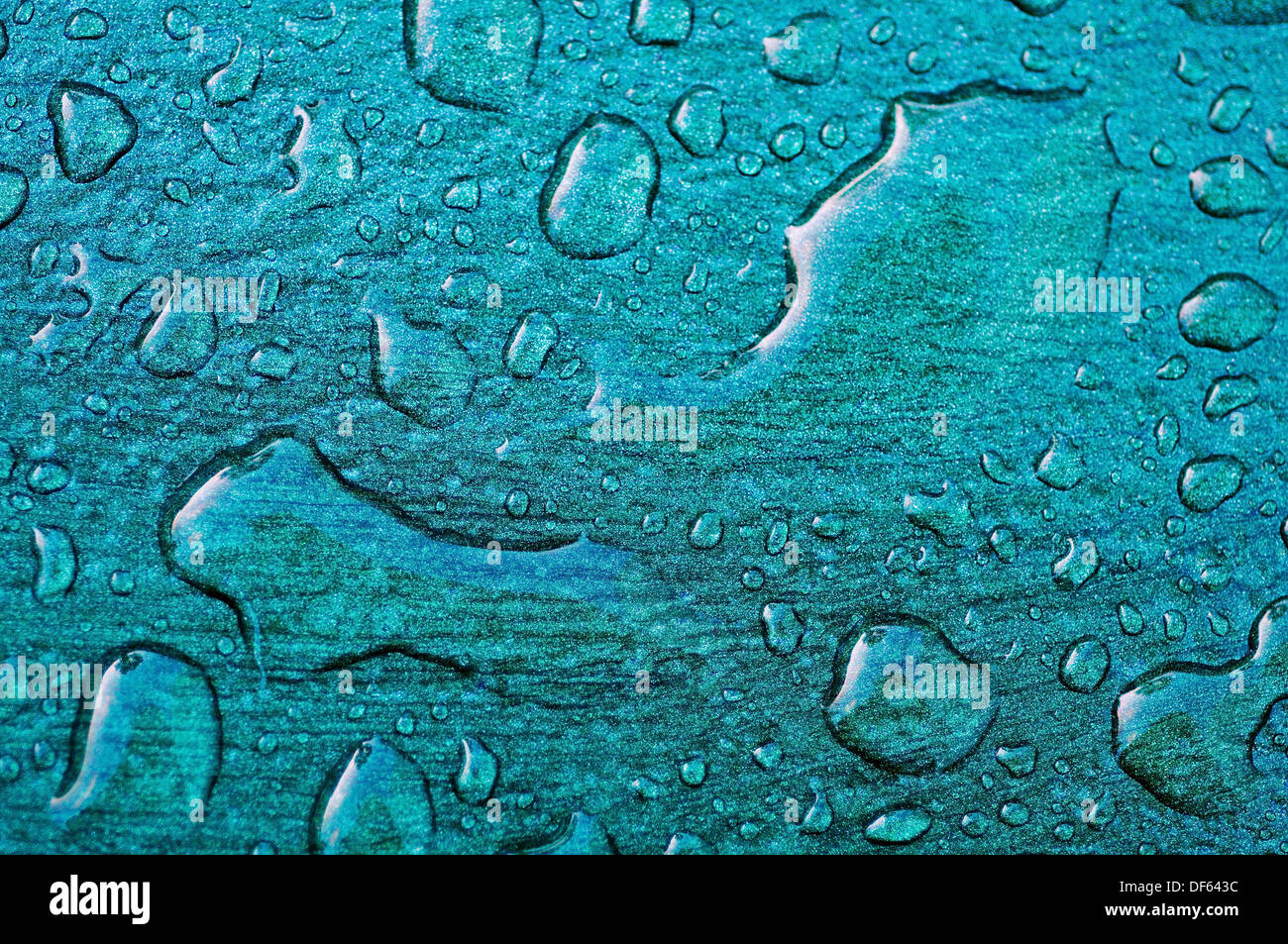 Raindrops on wet tables hi-res stock photography and images - Alamy