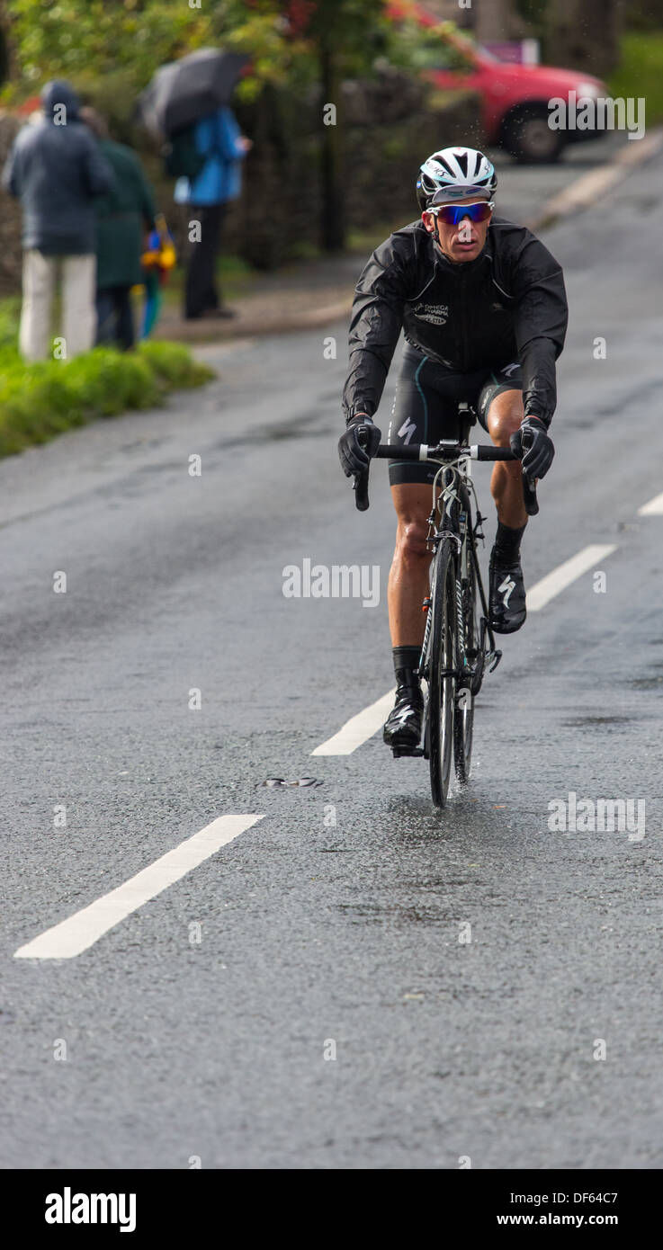 Cyclists taking part in the Tour of Britain Road Race, ending cumbrian ...