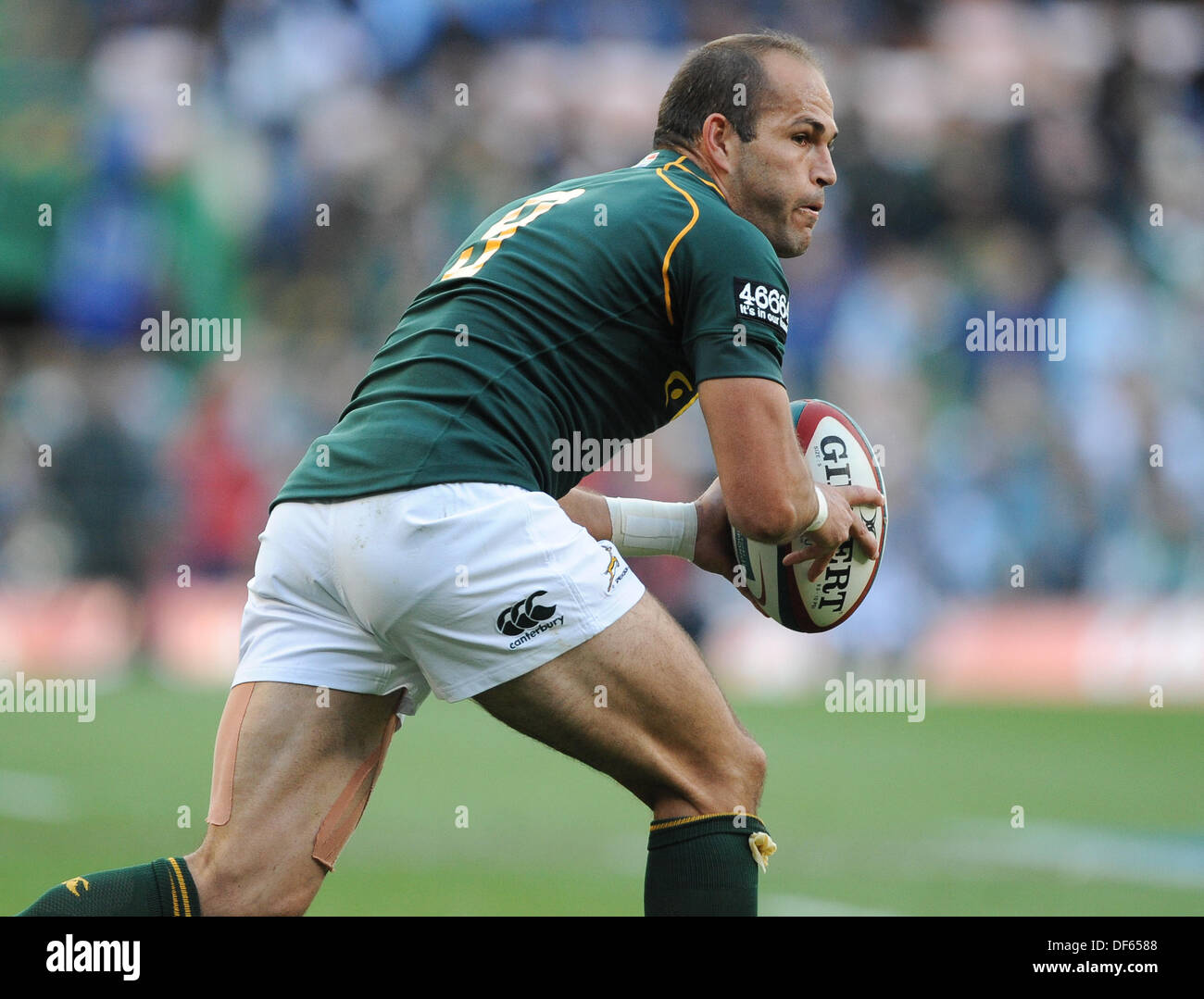 Cape Town, South Africa. 28 Sept 2013. , Fourie du Preez of South ...
