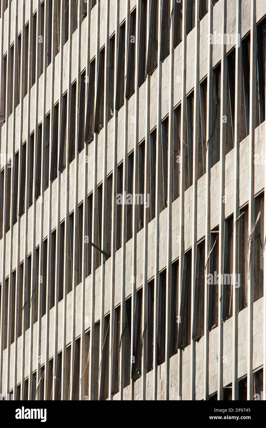 Structural Decay, ICI Offices, Billingham, Teesside Stock Photo - Alamy