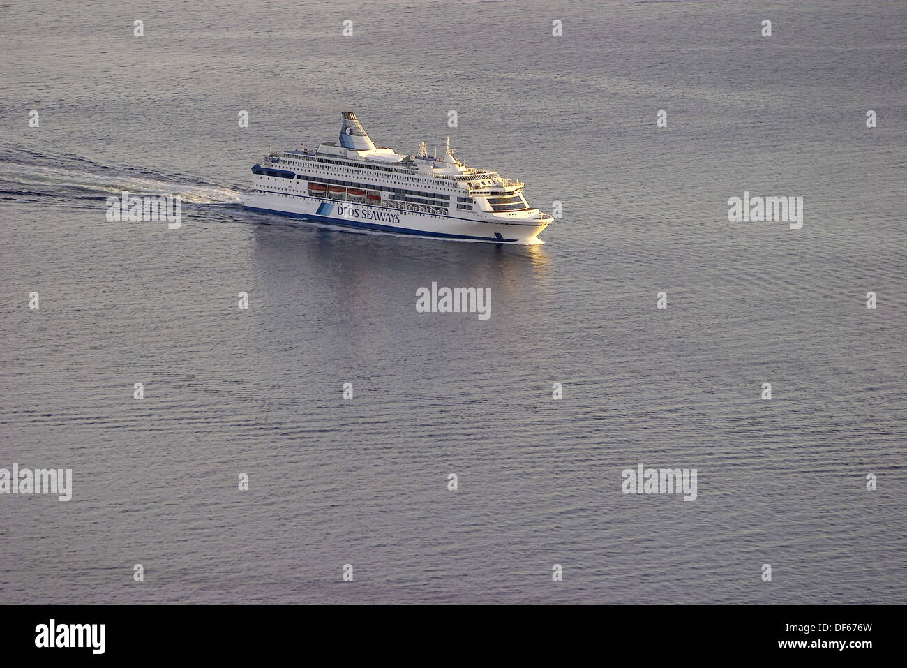Ferry out on the sea. Skane. Sweden Stock Photo - Alamy