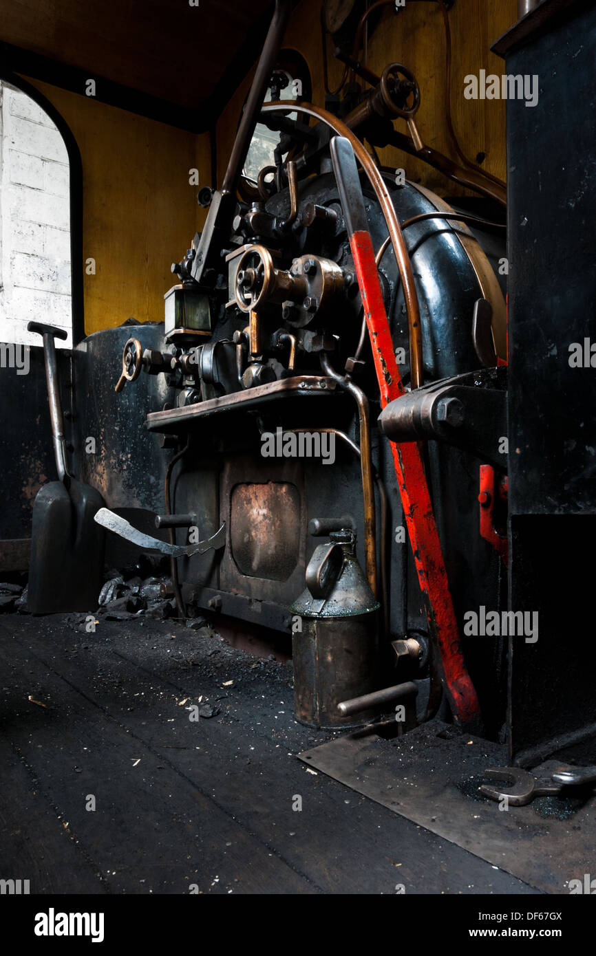 Tanfield Railway and Steam Engine Controls, Co Durham, Engalnd Stock ...