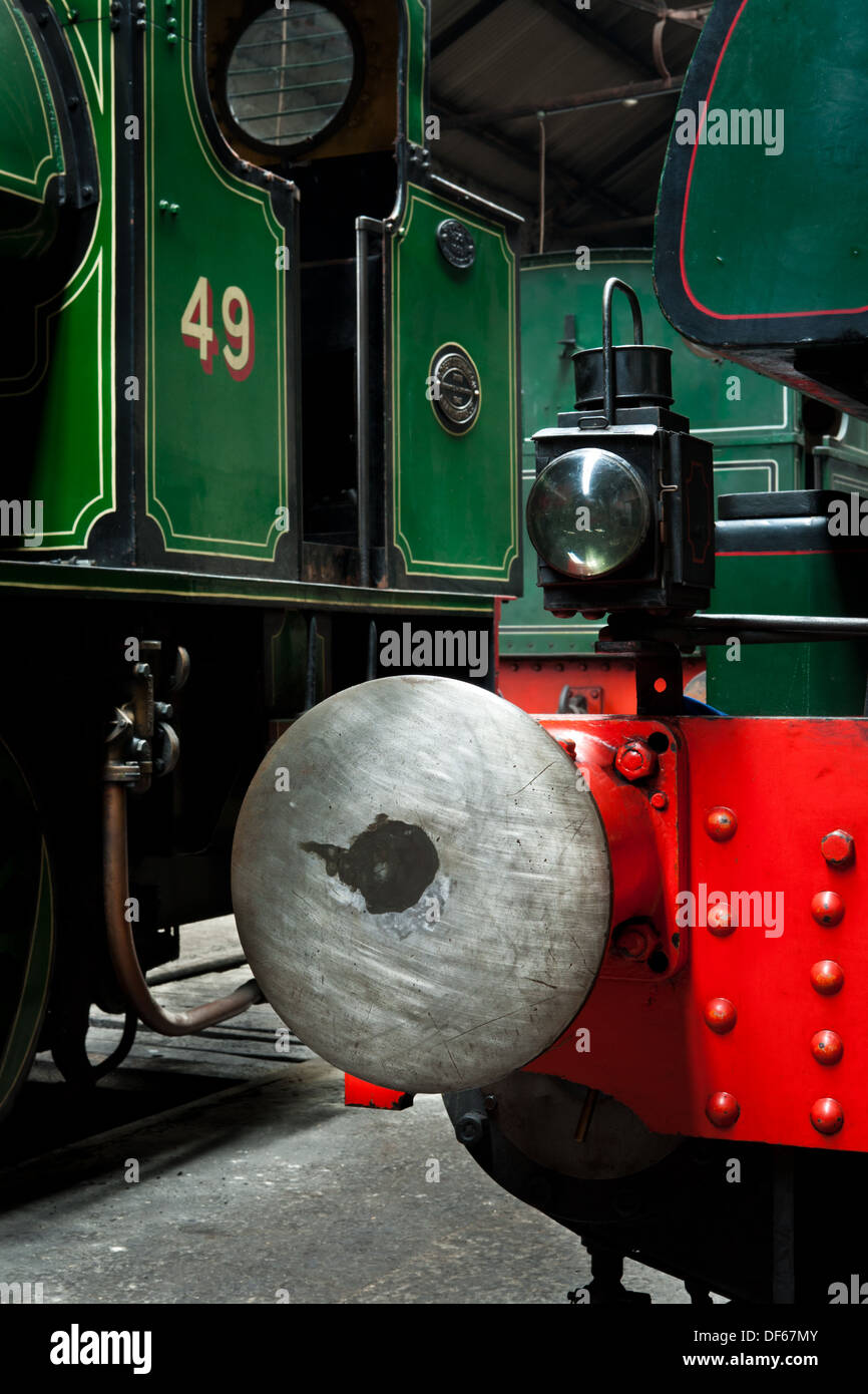 Saddle Tank Engine Buffer at Tanfield Railway, Co Durham, Engalnd Stock ...