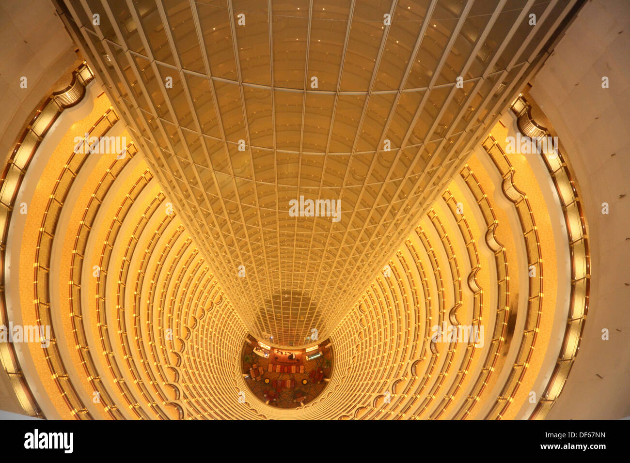 Atrium of the Grand Hyatt Shanghai Hotel in the Jin Mao Tower (Golden ...