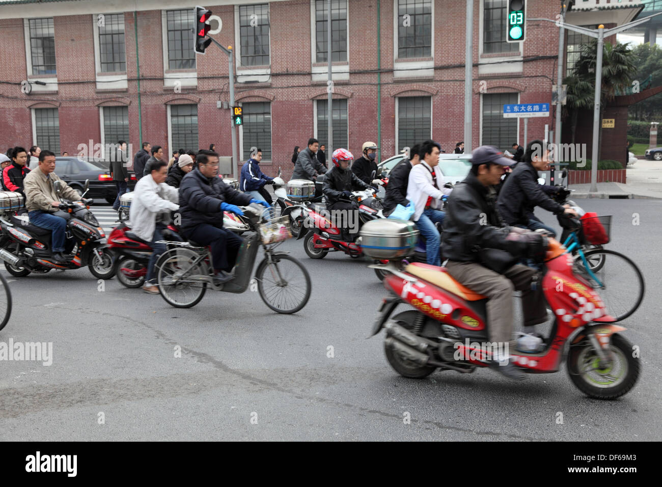 Mopeds china hi-res stock photography and images - Alamy