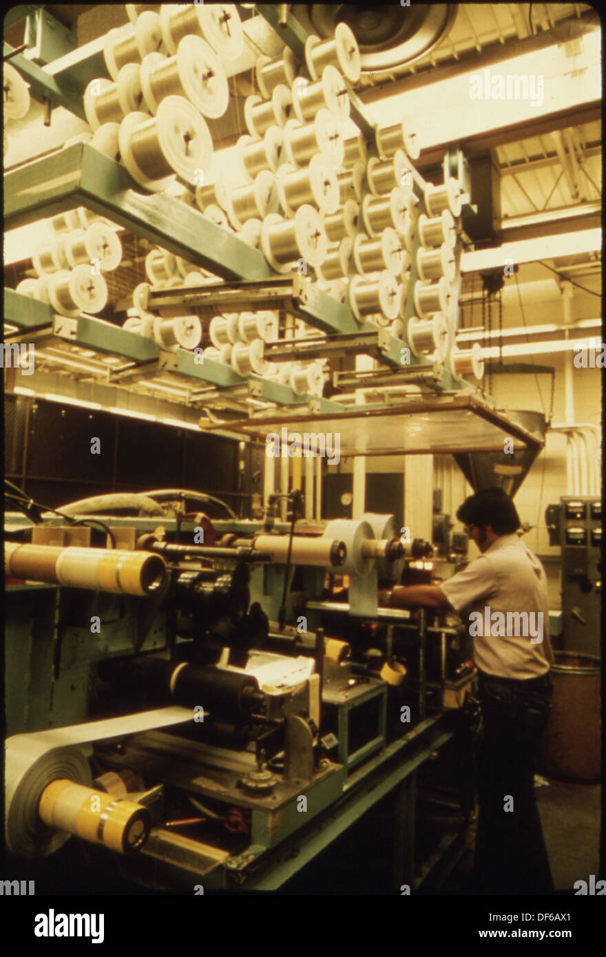 INTERIOR OF THE 3M CO.(MINNESOTA MINING AND MANUFACTURING) PLANT ...