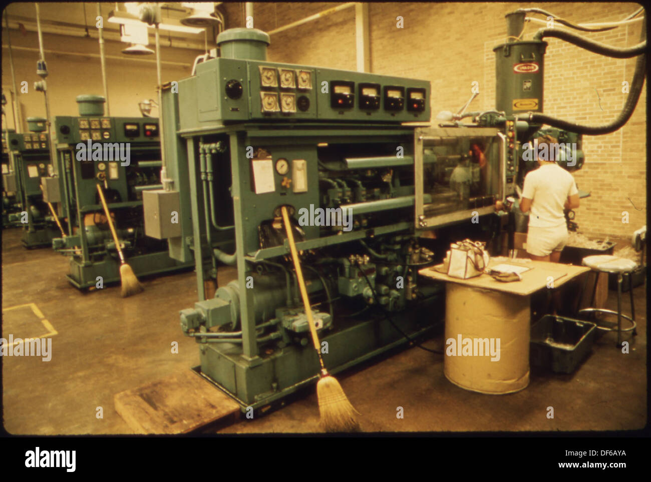 INTERIOR OF THE 3M CO.(MINNESOTA MINING AND MANUFACTURING) PLANT ...