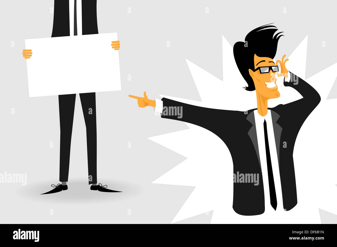 The energetic character Stock Photo - Alamy