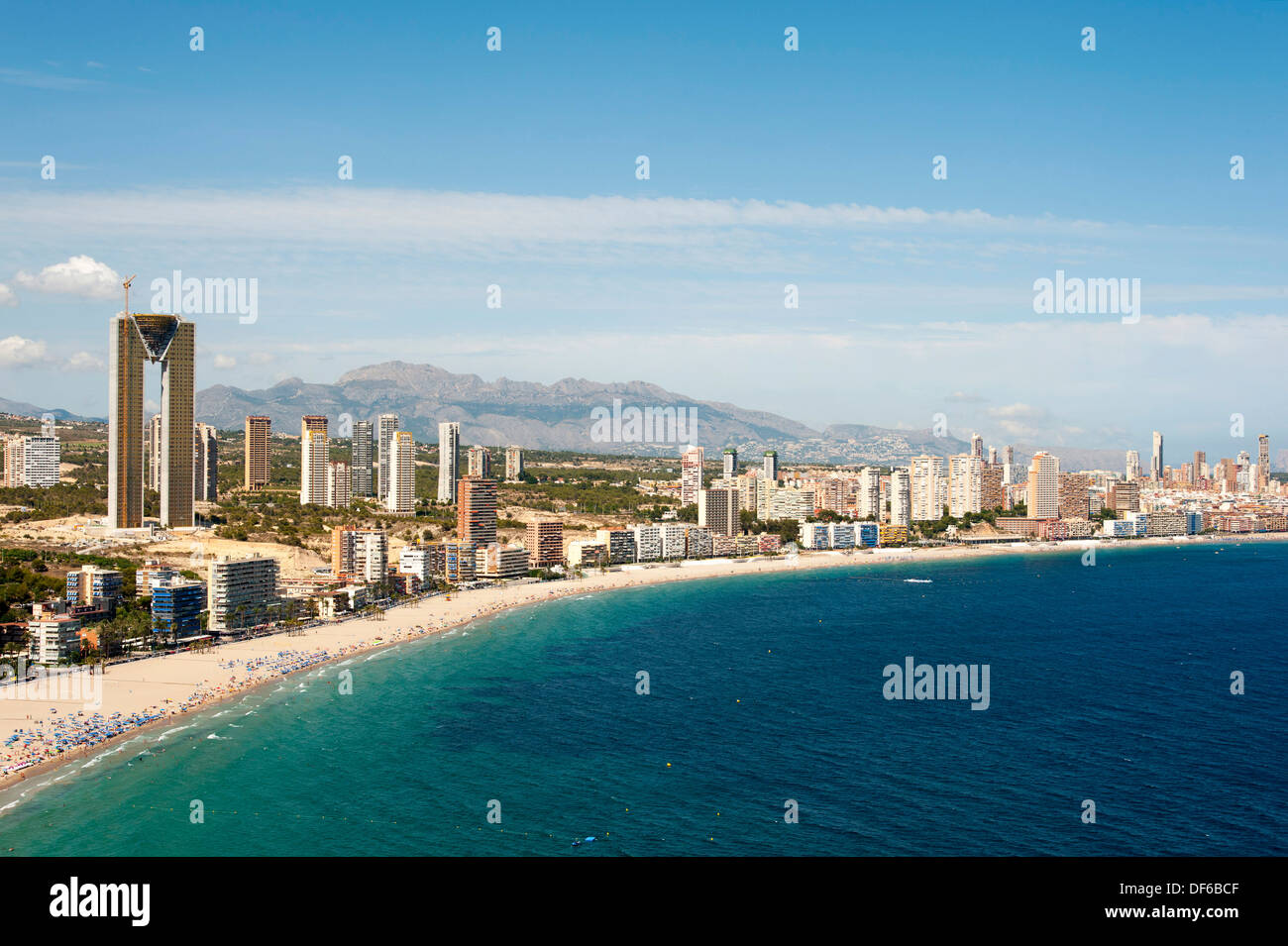 InTempo luxury skyscraper and other high-rises in Benidorm, Alicante ...
