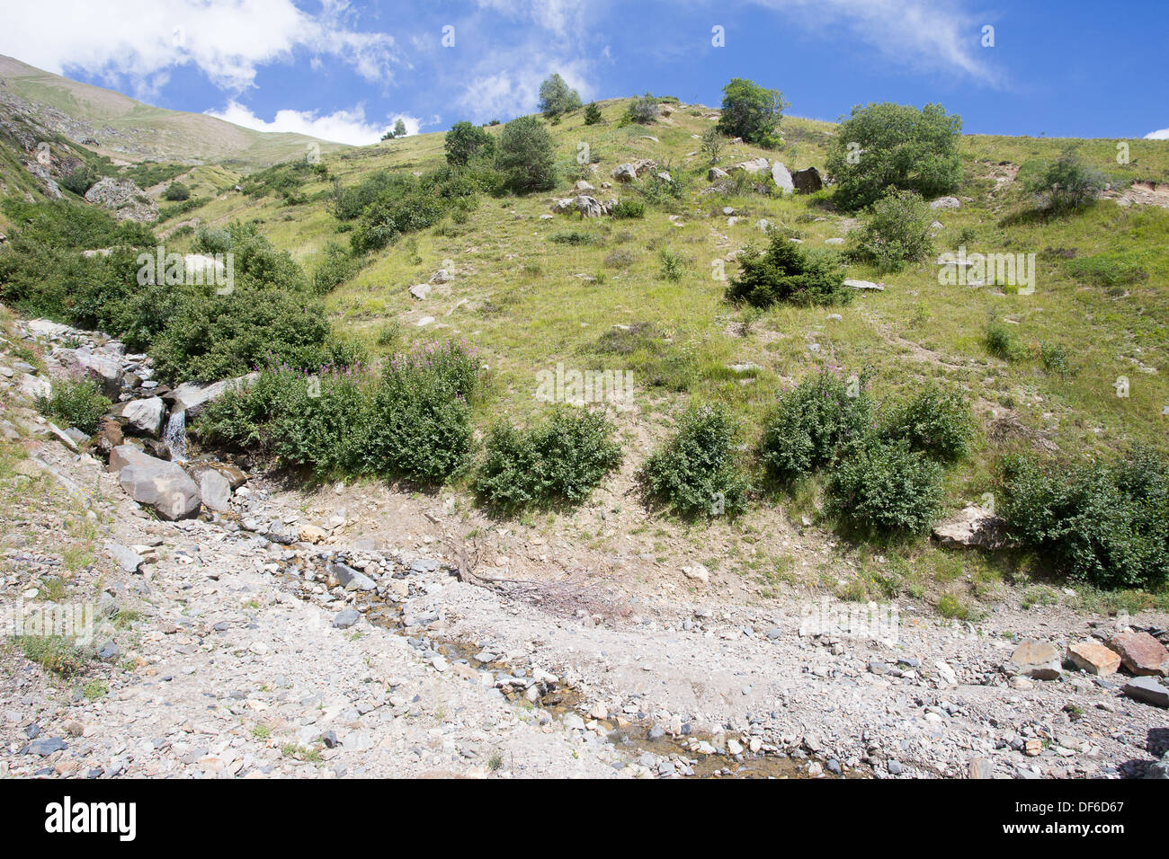 Route du col de Sarenne Alpes d'Huez Alp Huez Isere Rhone Alps France ...