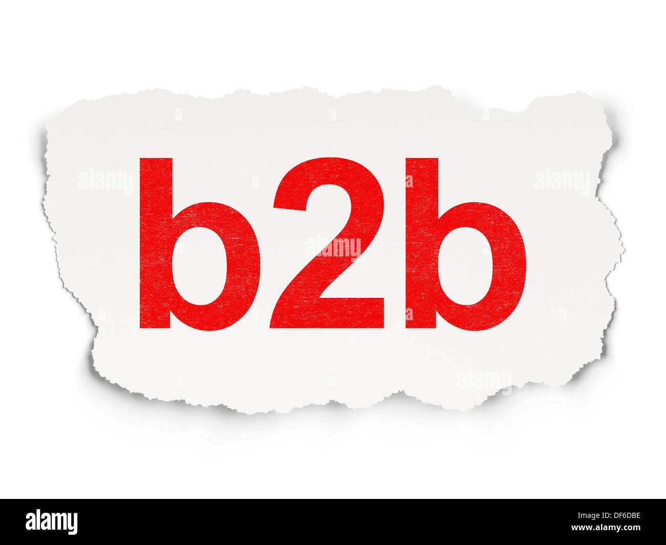 B2b business symbol concept Cut Out Stock Images & Pictures - Alamy