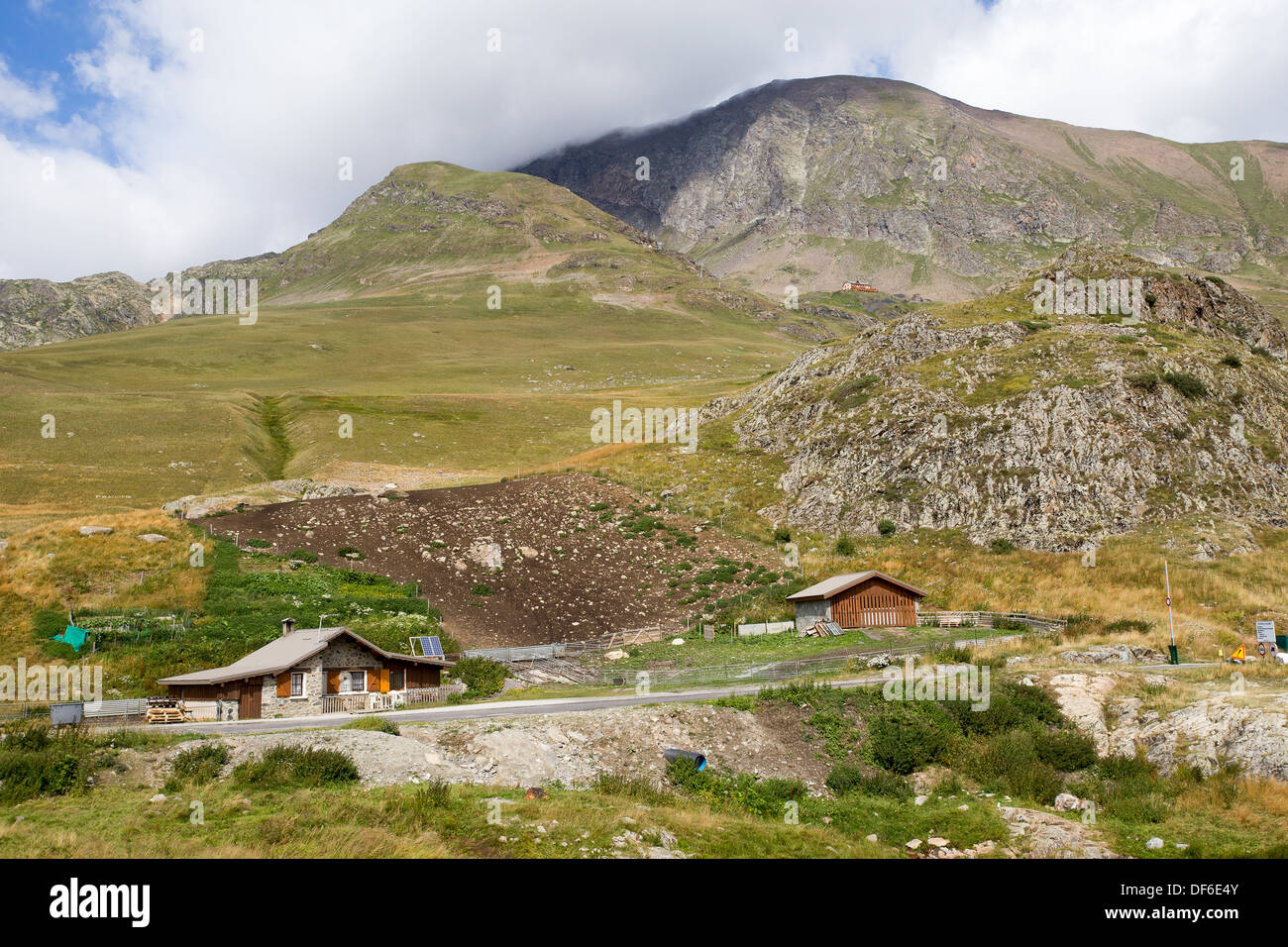 Route du col de Sarenne Alpes d'Huez Alp Huez Isere Rhone Alps France ...
