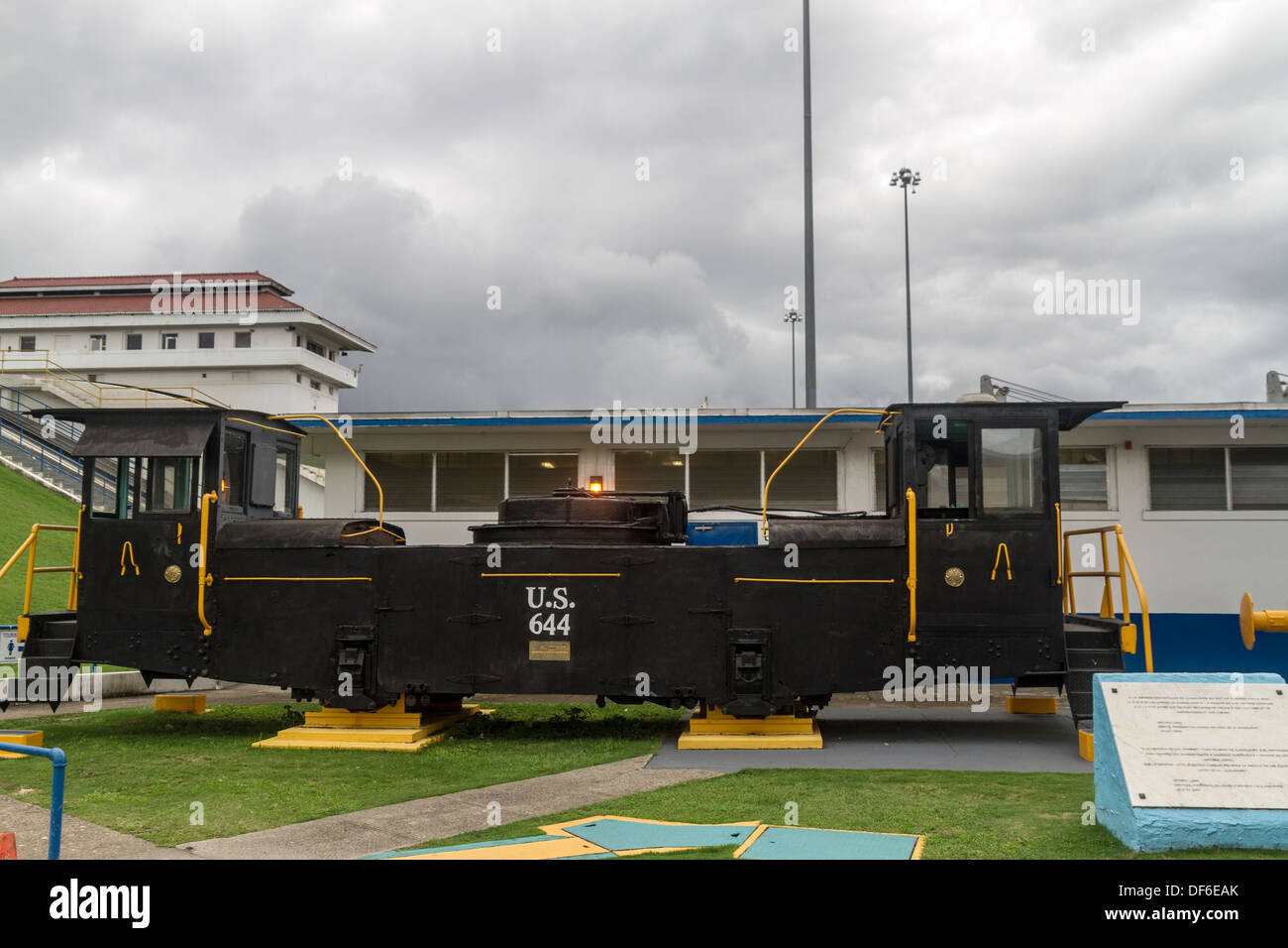 Old Mule Exhibition, Panama Canal, Gatun Locks, Province of Colon ...