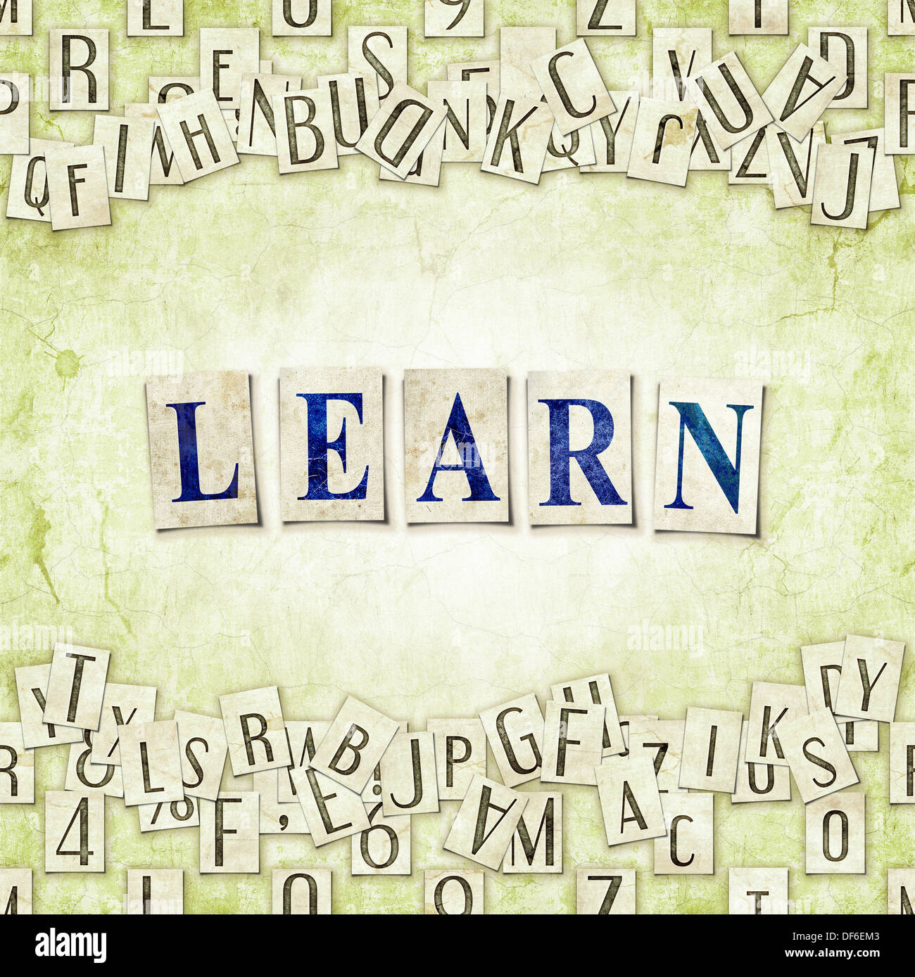 seamless background with letters . Linux Libertine fonts used in the ...