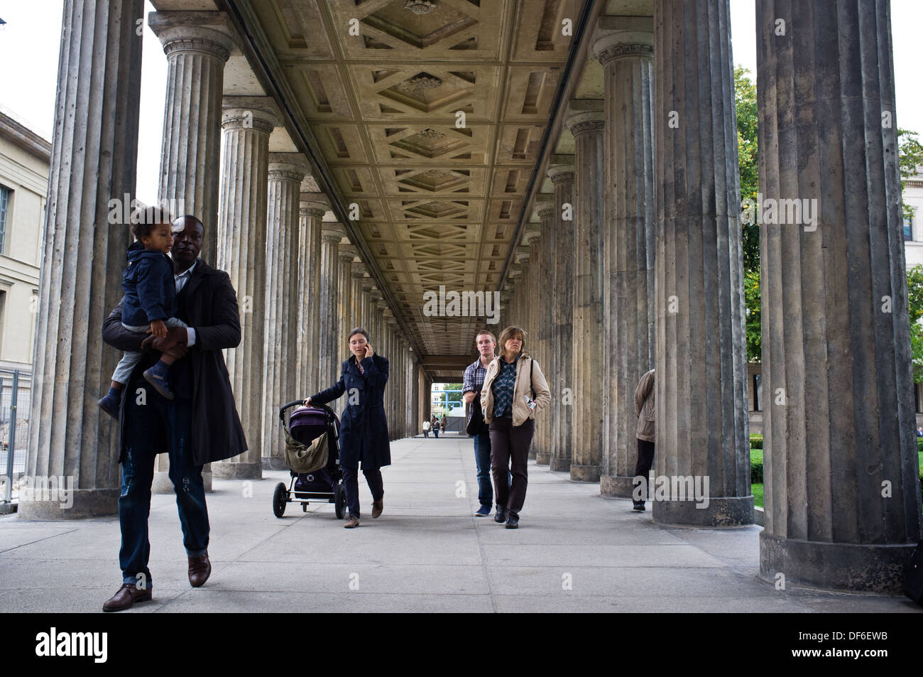 Ancient style path on Berlin's Museum Island Stock Photo - Alamy