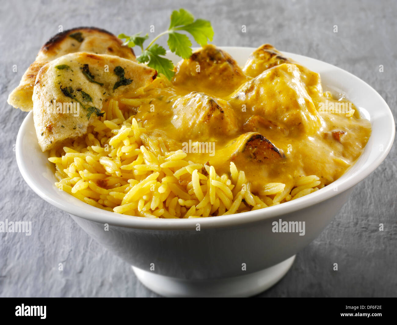 Chicken Passanda Curry Stock Photo - Alamy