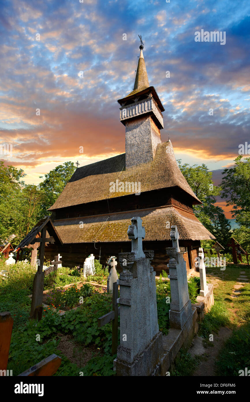 Wooden Church of the Orthodox Church on The Hill, Maramures, Northern ...