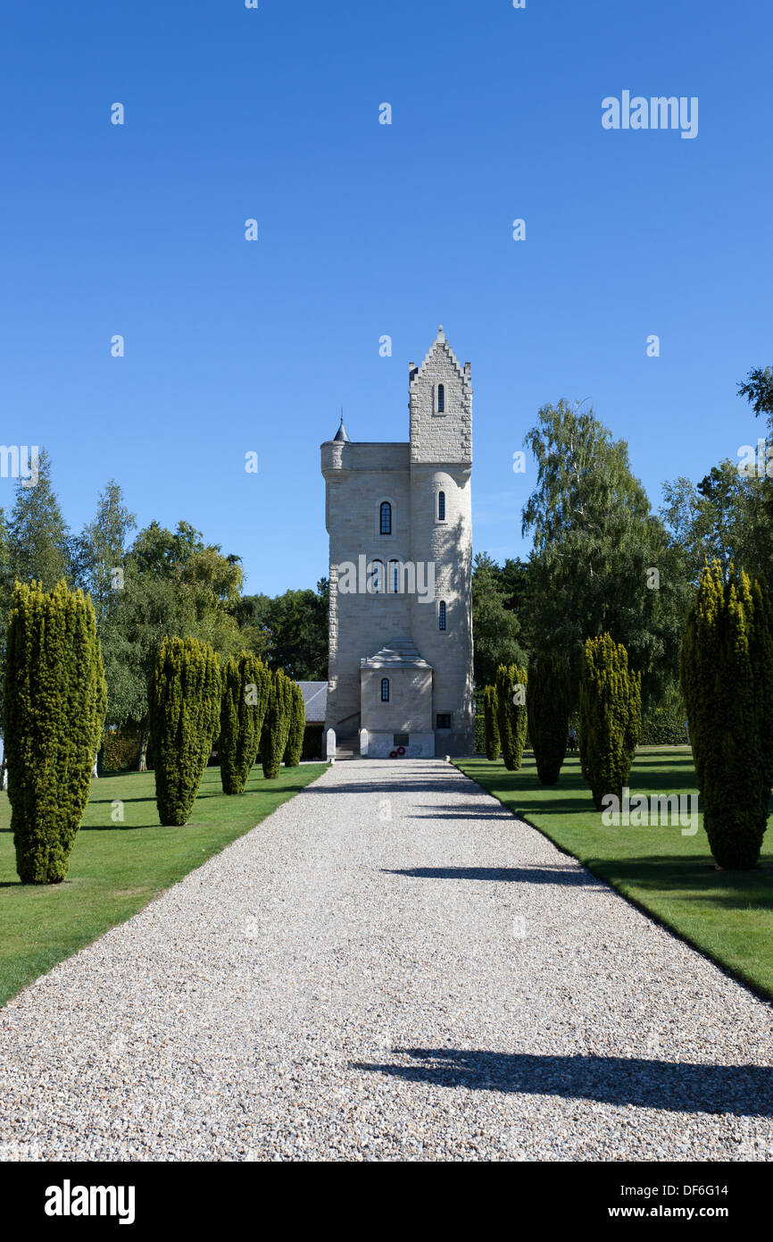 The Ulster Tower Memorial in the Somme region of France Stock Photo - Alamy
