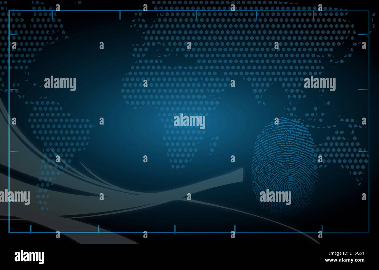 dark blue technology background illustration design Stock Photo - Alamy