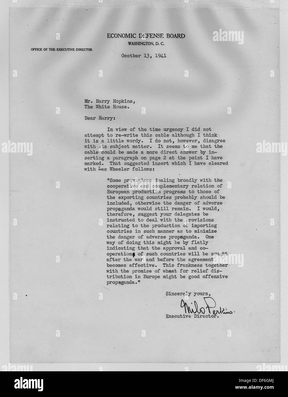 Milo perkins hi-res stock photography and images - Alamy