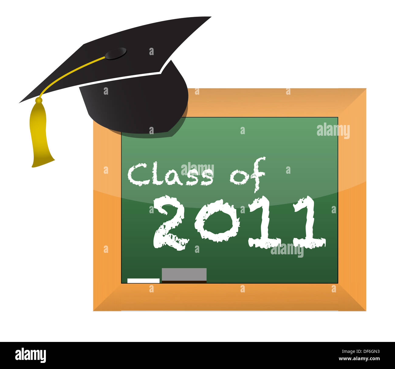 Class of 2011 school education concept illustration design Stock Photo ...