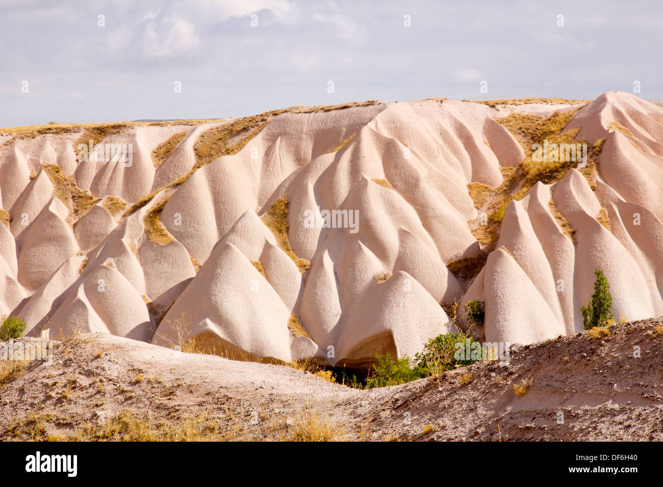 Cappadocia, Aksaray, Turkey, volcanic soft rock Stock Photo - Alamy