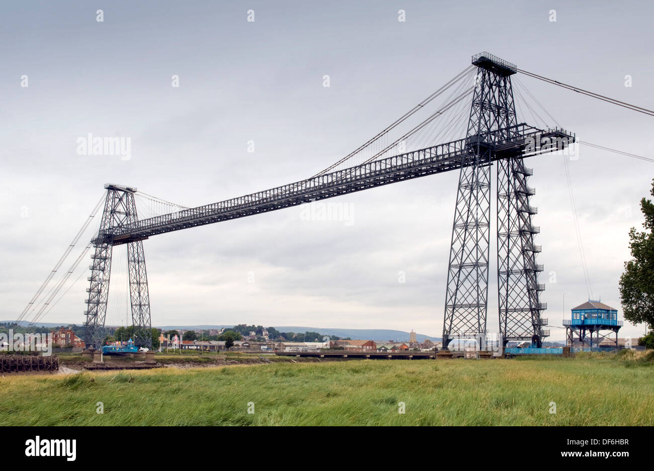 Newport Transporter Bridge in Newport,South Wales,UK,one of two ...