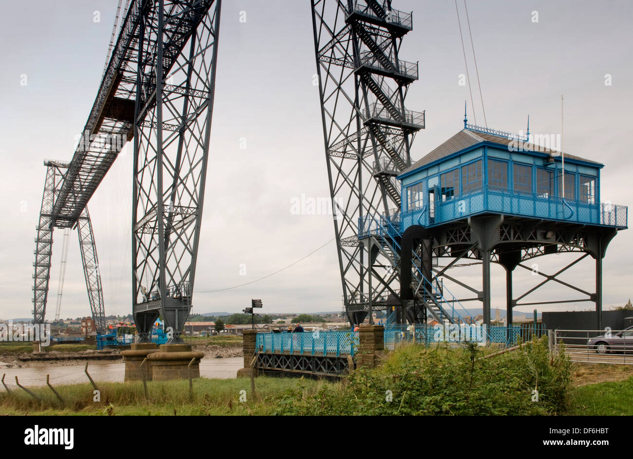Newport Transporter Bridge in Newport,South Wales,UK,one of two ...