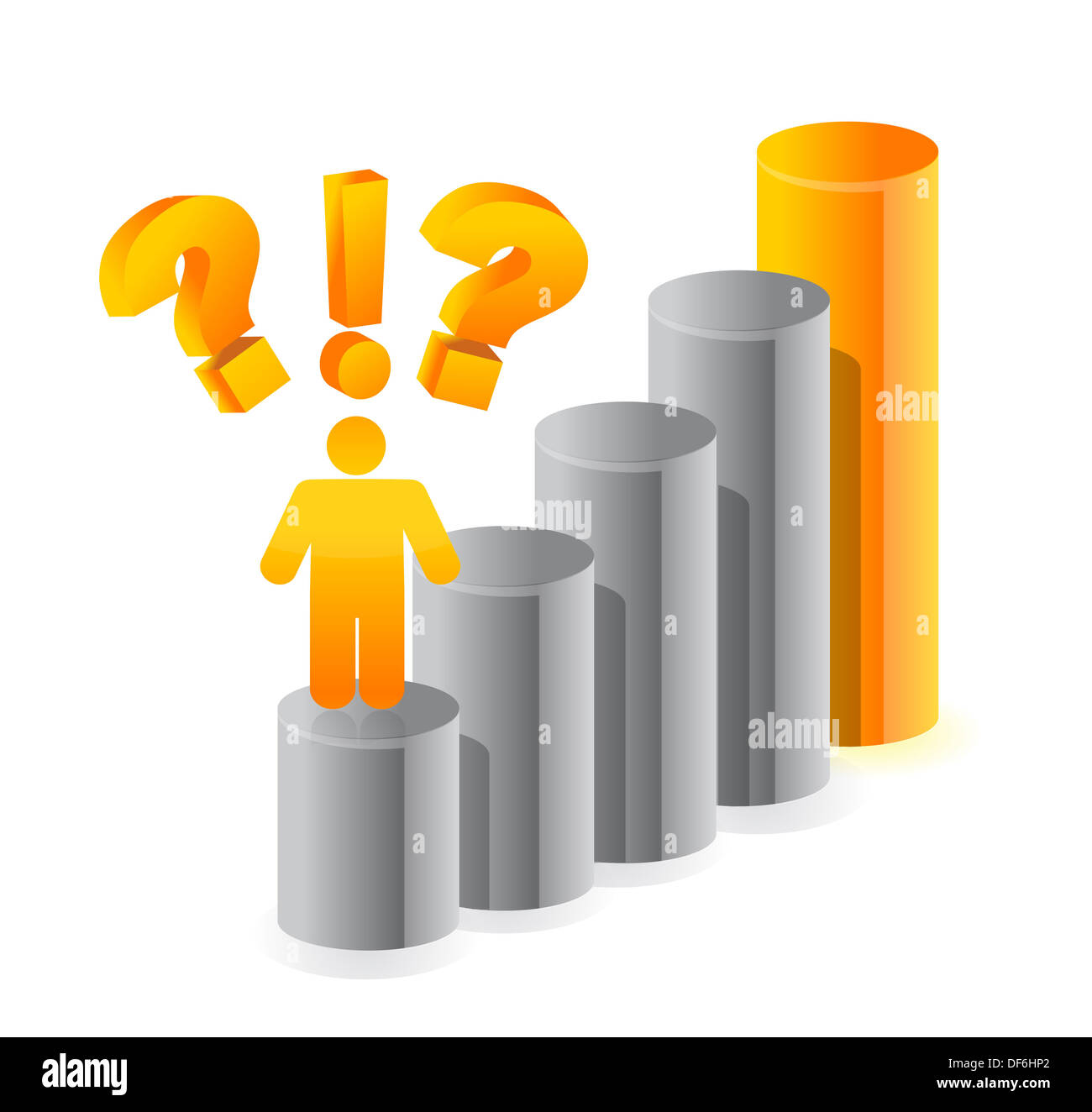 Arrow art boss business Cut Out Stock Images & Pictures - Alamy