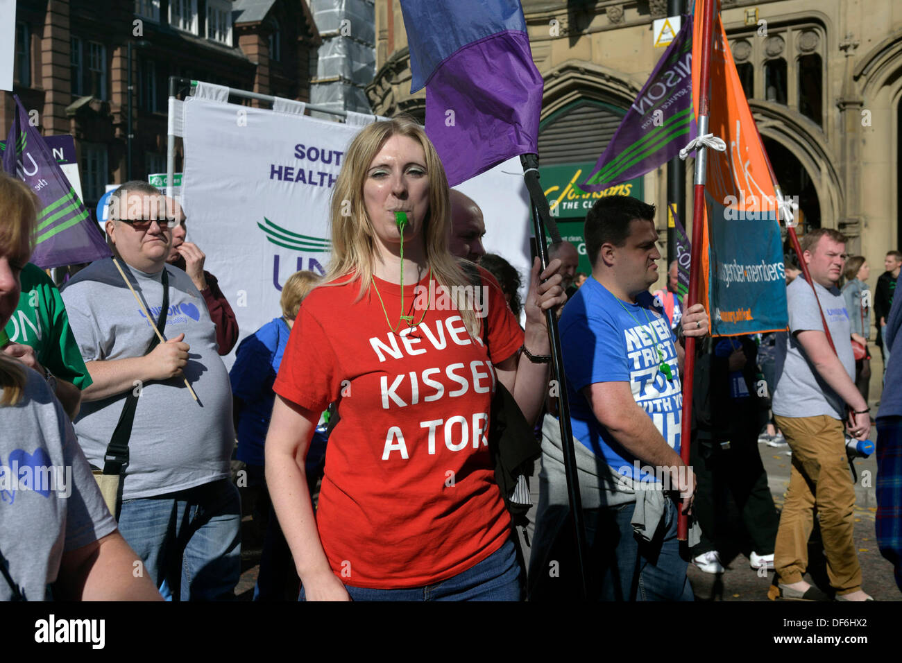 Protesters kiss hi-res stock photography and images - Alamy