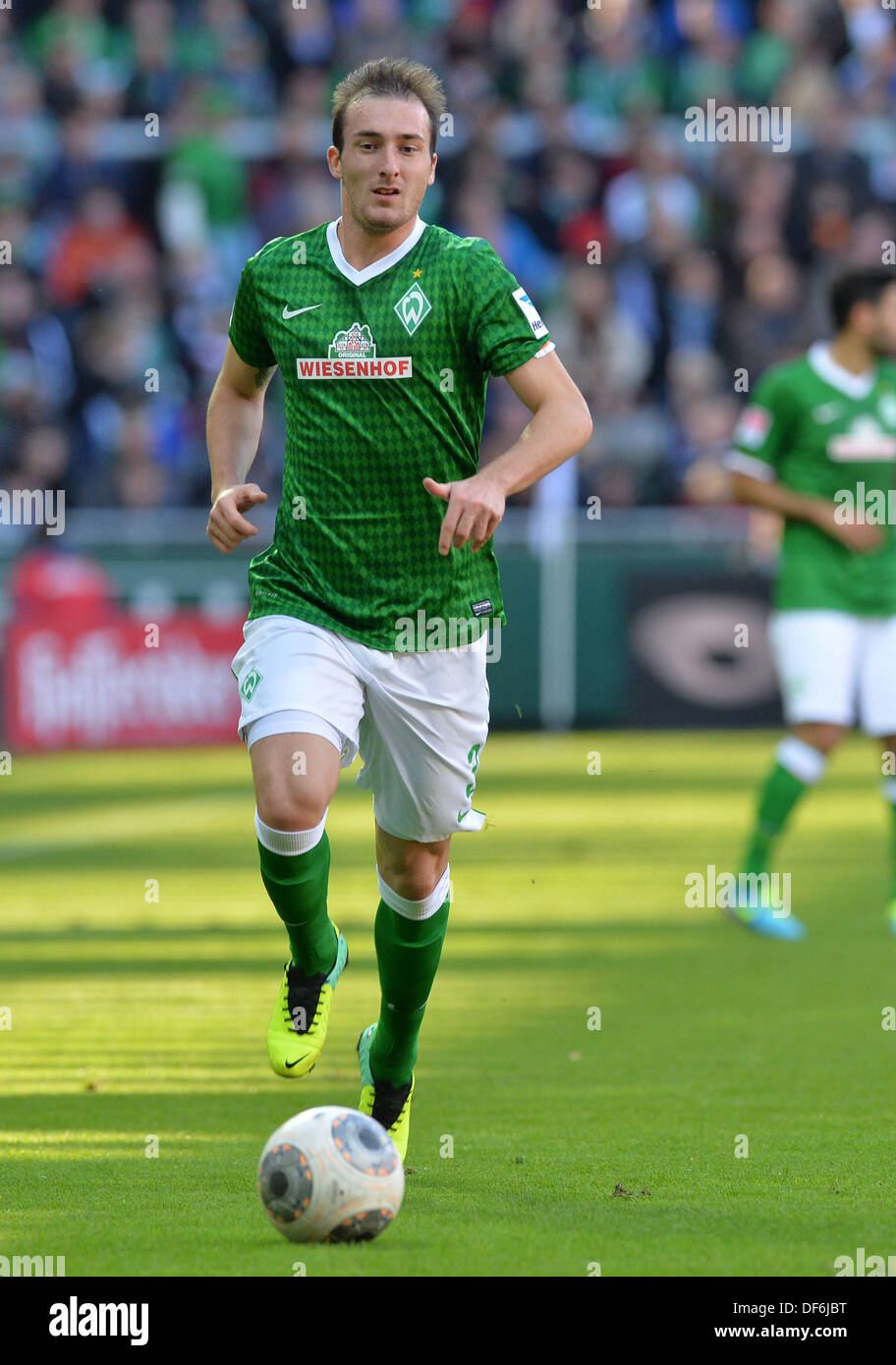 Bremen's Luca Caldirola during the German Bundesliga match between ...
