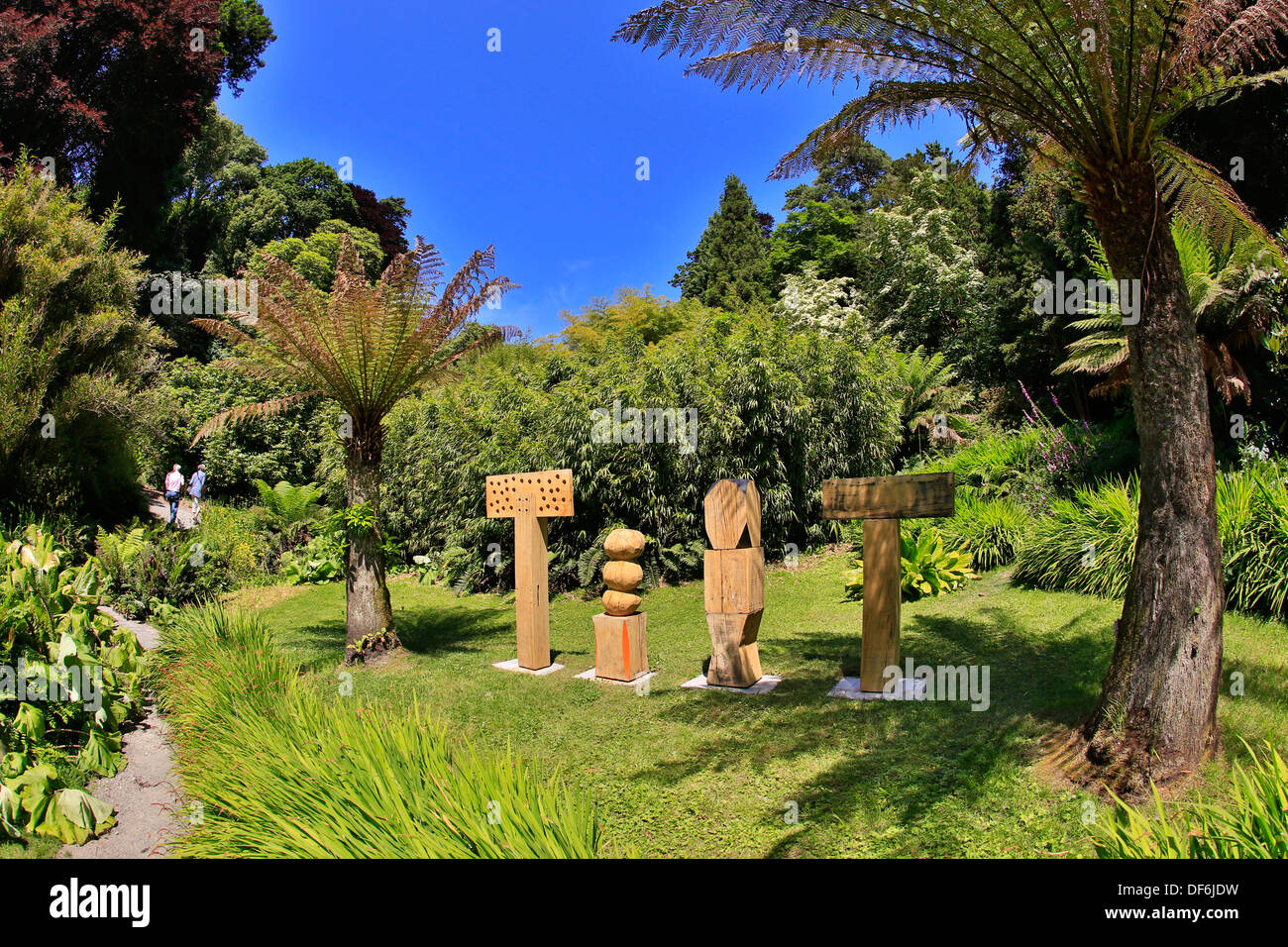 Trebah Garden; Cornwall; UK Stock Photo - Alamy