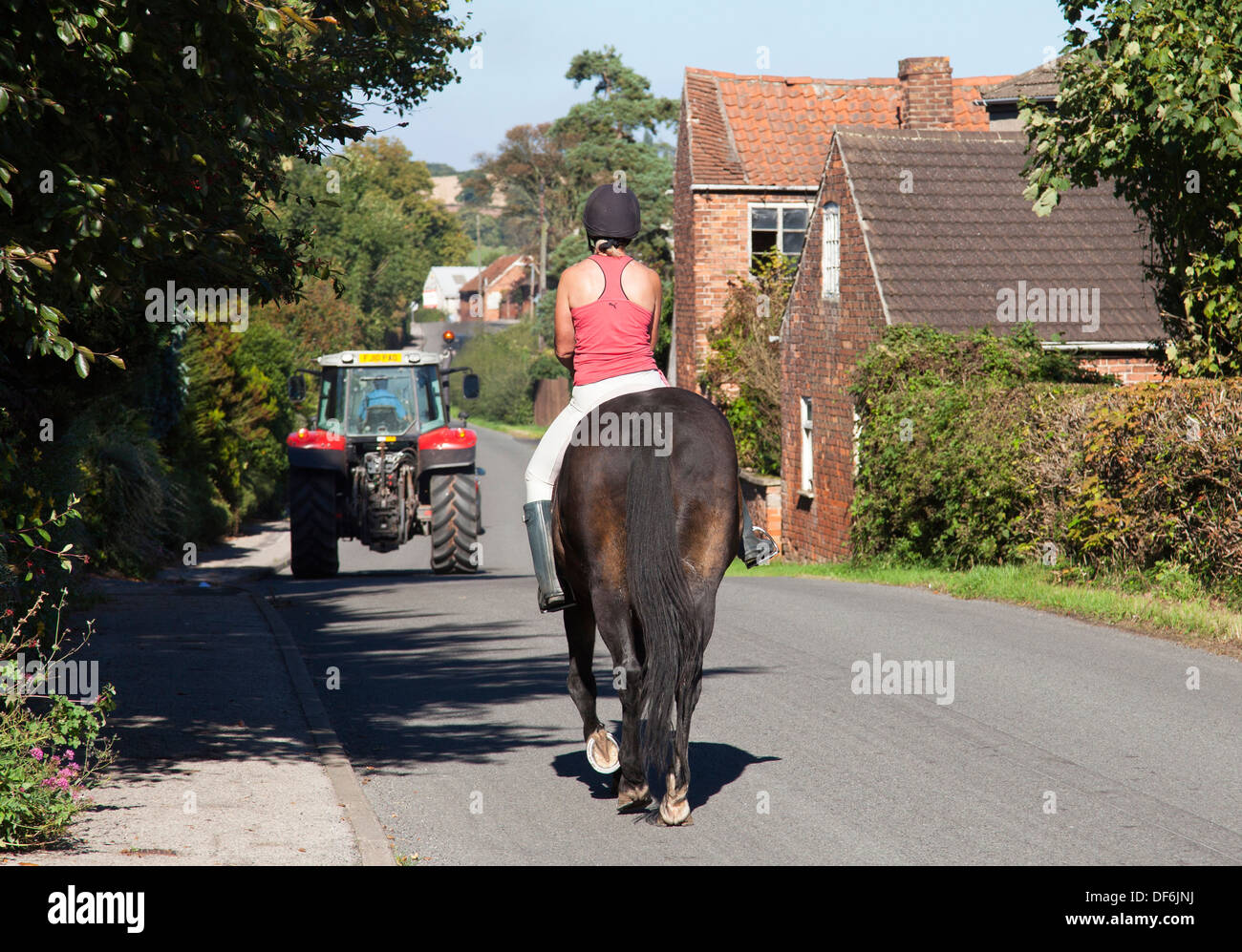 Horse riding road uk hi-res stock photography and images - Alamy