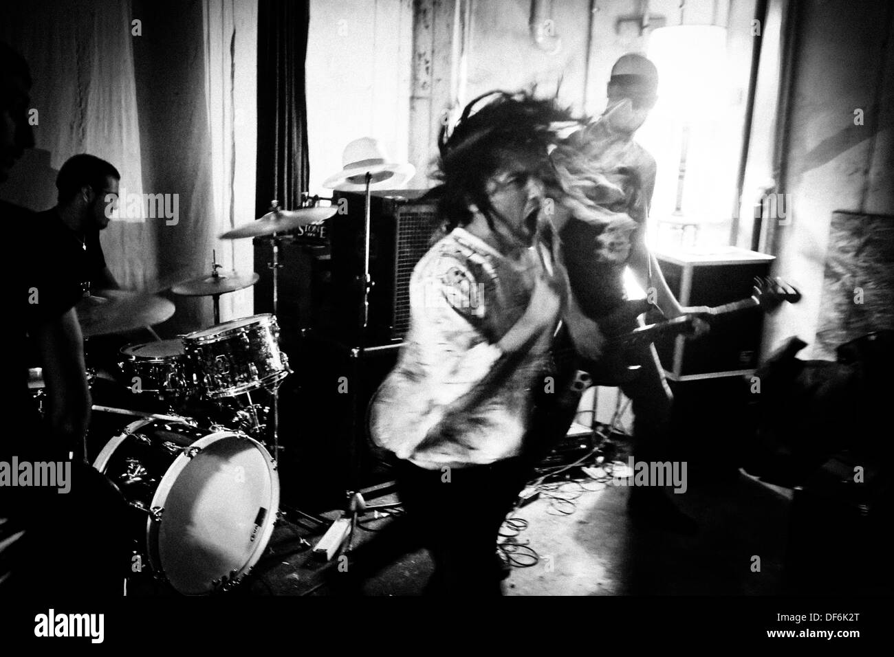 Boom Boom Kid, a punk band from Argentina, plays a show at the Ghost ...